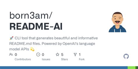 GitHub Born Am README AI CLI Tool That Generates Beautiful And Informative README Md Files