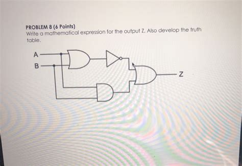solved problem 8 6 points write a mathematical expression