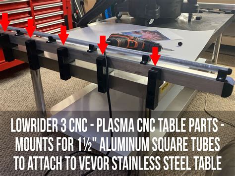 LowRider 3 CNC Plasma CNC Table Parts Mounts For 1 5 In Aluminum