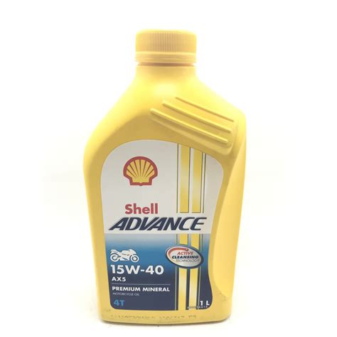 Shell Advance 4t Ax5 15w 40 1liter 800ml Shopee Philippines