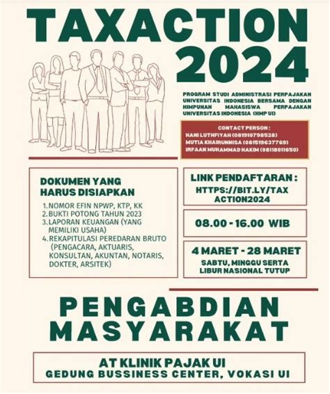 Ui Beri Layanan Konsultasi Pelaporan Pajak Spt Gratis Lewat Tax Action 2024