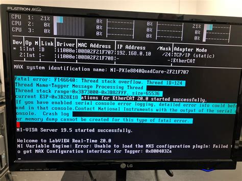 Rt Initializing Error Ni Community