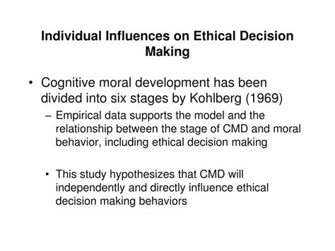Ppt Ethical Decision Making Powerpoint Presentation Free Download