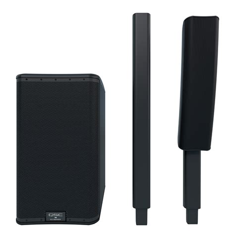 Qsc Kc12 Bk Portable Column Array System 3000w Black Full Compass Qsc Kc12 Bk Portable Column Array System 3000w Black Full Compass