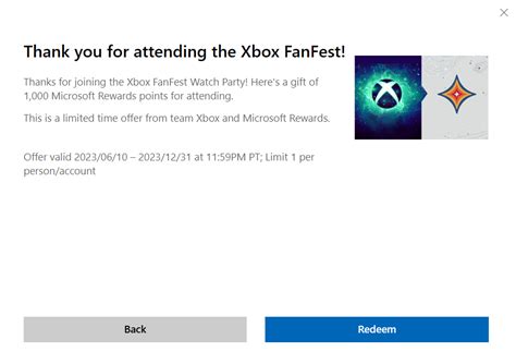 Ms Is Sending Out Emails Containing 1000 Reward Points For Attending Xbox Fanfest Virtual R