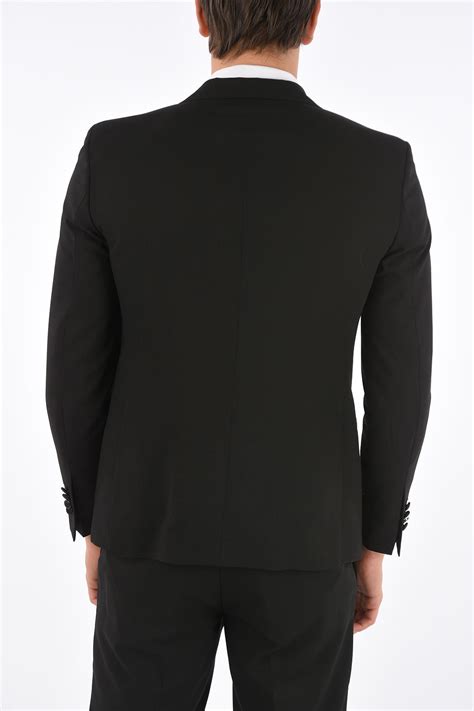 Simbols Lined Peaked Lapel Suit Men Glamood Outlet