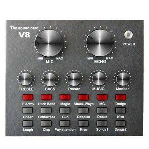 Mesa De Som V Áudio Conjunto Interface Externa Usb Smarte Shopee Brasil