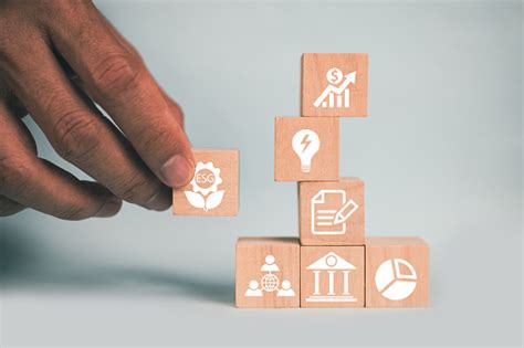 네트워크 연결에서 지속 가능하고 윤리적인 비즈니스의 환경 사회적 거버넌스를 위한 Esg 아이콘 개념 개념에 대한 스톡 사진 및 기타 이미지 Istock