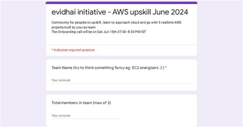 evidhai on linkedin evidhai initiative aws upskill june 2024