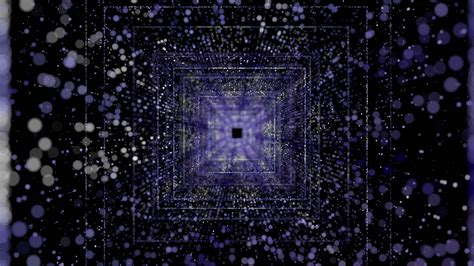 Blue Particle Tunnel Animation Background 17133754 Stock Video At Vecteezy