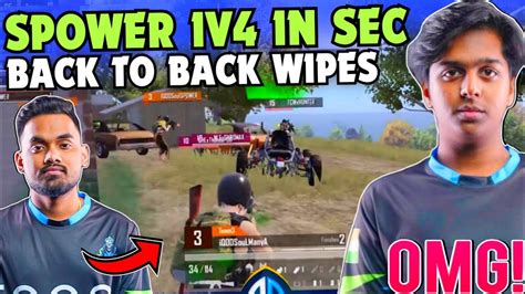 Iqoosoul Back To Back Wipes 😳 Soul Spower 1v4 Clutch In Seconds