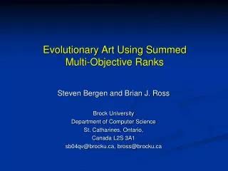 Ppt Multi Objective Dynamic Optimization Using Evolutionary Algorithms Powerpoint Presentation