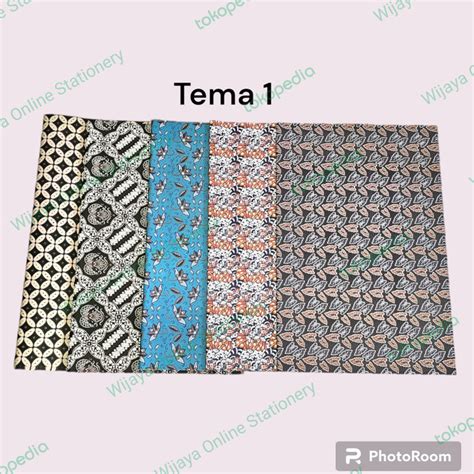 Jual Kertas Kado Batik Kiky 50 Pc Shopee Indonesia