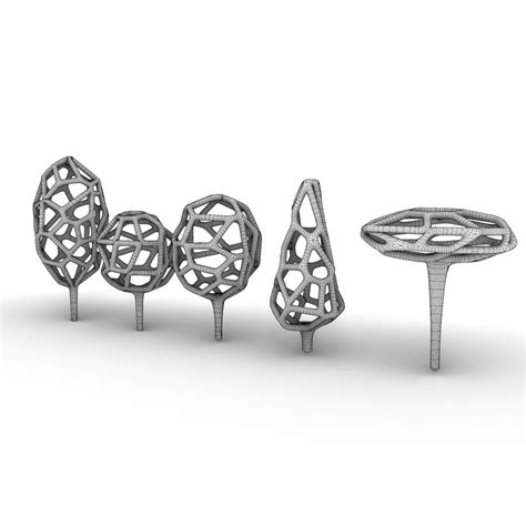 Voronoi Tree 3d Turbosquid 2239112