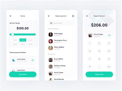 E Wallet Mobile App Ui On Behance