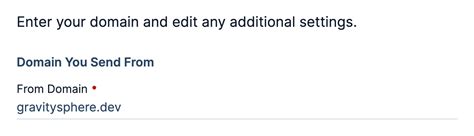 Authenticating A Domain In SendGrid Gravity SMTP Documentation
