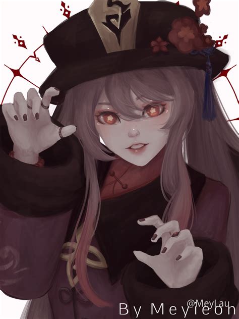 Genshin Impact Hu Tao Fanart Ukrainearea