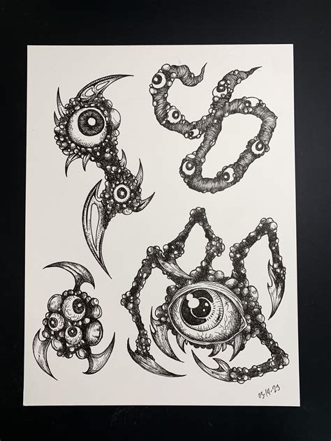 Abstract Alien Blobs Cc Welcome Rtattooapprentice