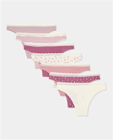 Pack De Siete Tangas Nfasis El Corte Ingl S