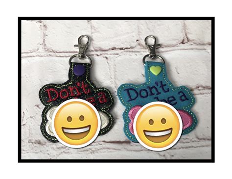 Rude Keyring Dont Be A Dck Crude T Rude T Secret Santa