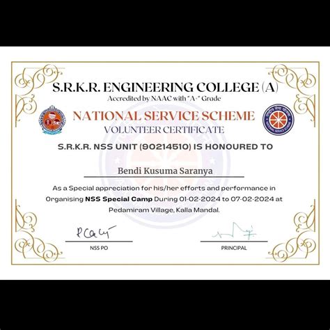 Kusuma Saranya Bendi On Linkedin Nss