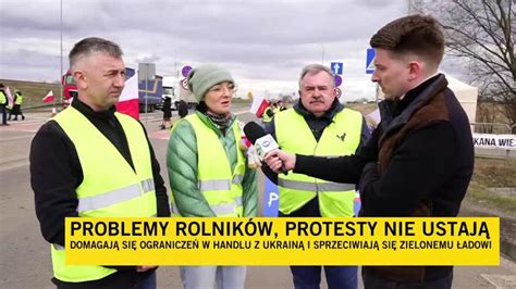 Protest rolników Zablokowane drogi w niedzielę utrudnienia w