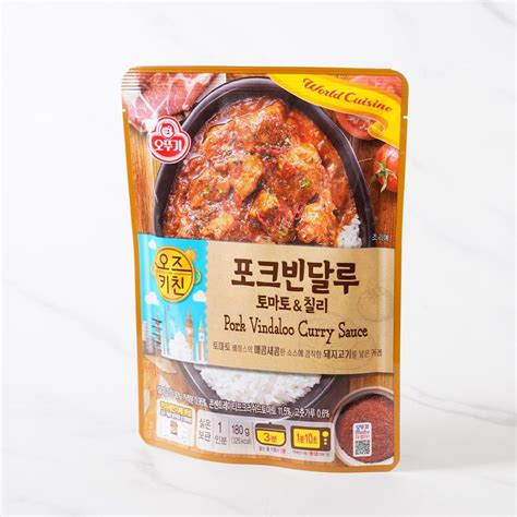 오뚜기 오즈키친 포크빈달루 카레 메가마트몰