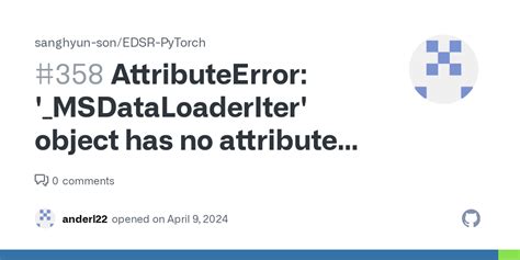 Attributeerror Msdataloaderiter Object Has No Attribute Put
