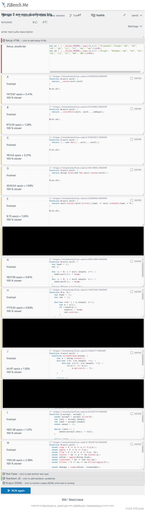 How To Merge Two Arrays In Javascript And De Duplicate Items Stack