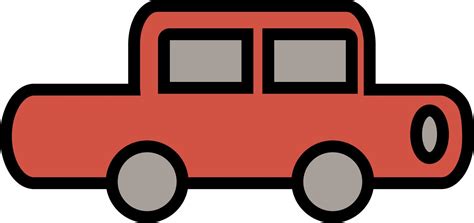 Weird Looking Car Illustration Vector On A White Background