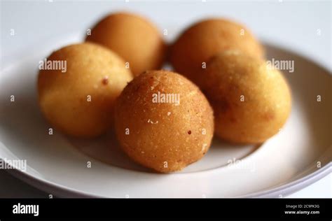 Indonesian Traditional Fritters Misro Made From Deep Fried Cassava