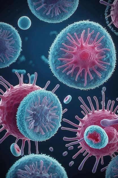 Premium Photo Closeup Microscope View Of Bacterium Bacillus Concept