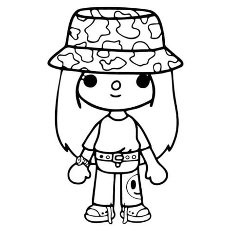 Toca Boca Coloring Pages Coloringlib