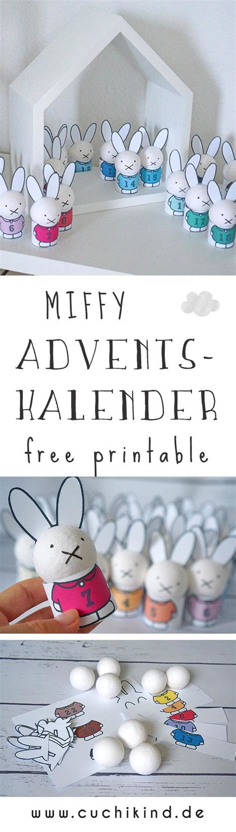 Miffy Advent Calender Printable Calendars At A Glance