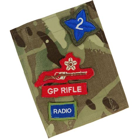 Army Cadet Force 2 Star 4 Award Badges On Cadet Or Training Insignia