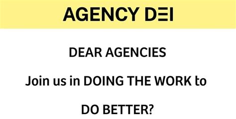 Agency Diversity Data — Agency Dei