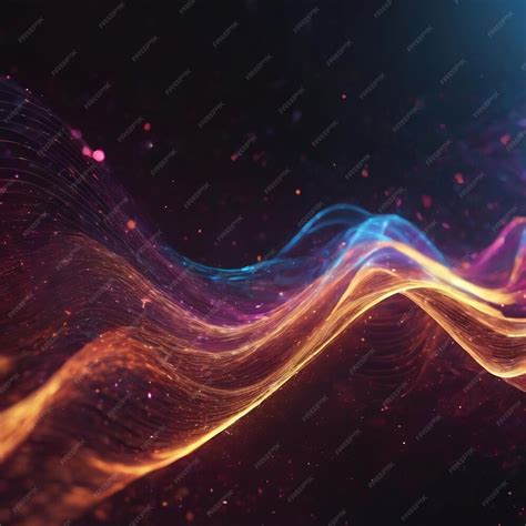 Premium Ai Image Abstract Trapcode Form Digital Particle Wave And