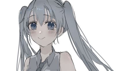 初音ミク ミク落書き みずいろのイラスト Pixiv 初音ミク ミク落書き みずいろのイラスト Pixiv