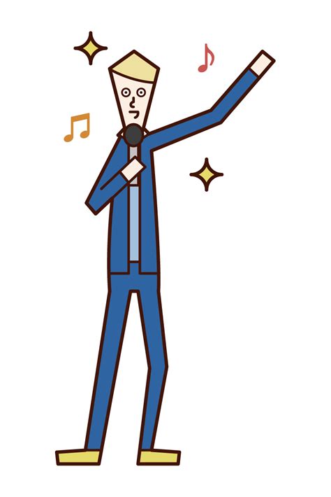 아이돌 가수 연예인 탤런트의 일러스트남성 무료 일러스트 소재집 Kukukeke