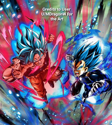 Ssgss Kaioken Goku And Ssgss Evolved Vegeta Assist Concept By Me