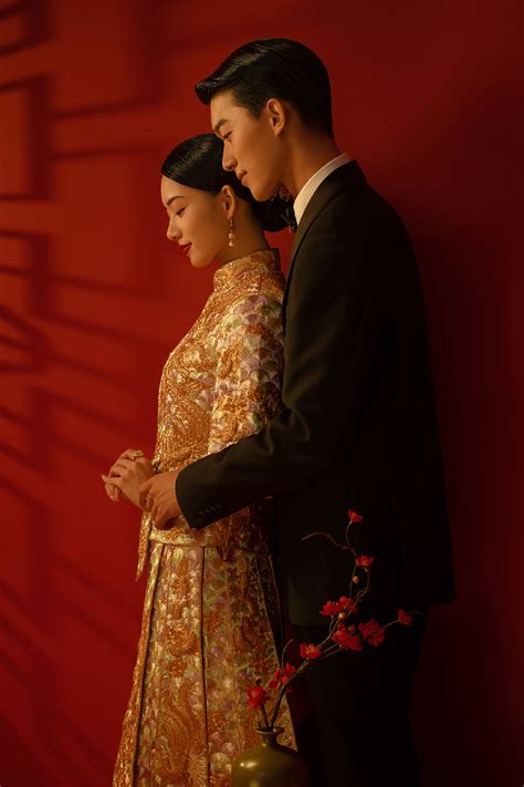 🀄️式秀禾婚纱照良七君 站酷zcool