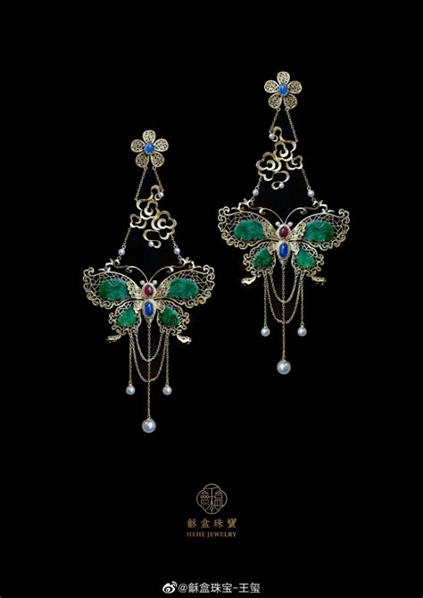 中国风新古典珠宝首饰设计 1 花瓣网