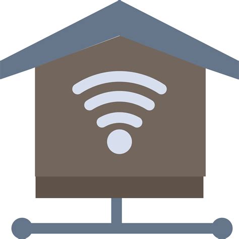 security internet signal flat color icon vector icon banner template