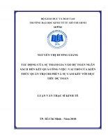 Lý thuyết kỳ vọng Expectancy theory Lý thuyết 123docz net