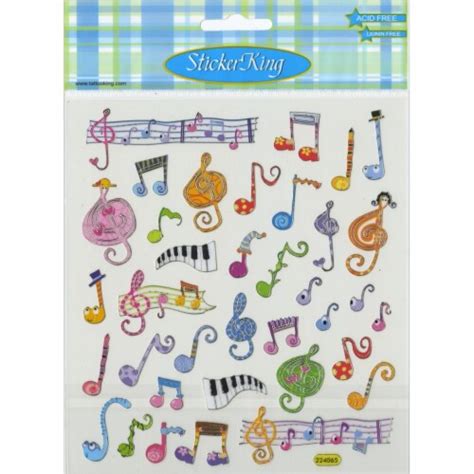 Sticker King Stickers Music Notes Kroger