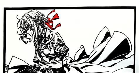 切り絵 【切り絵】ヴァイオレット・エヴァーガーデン 乃屋のイラスト Pixiv