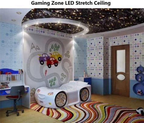 Luxceil Gaming Zone Led Stretch Ceiling 0 22 Mm At ₹ 150 Sq Ft In Vadodara