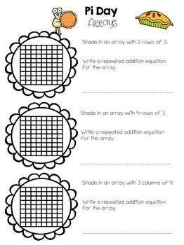 Pi Day Arrays By Home Teacher TPT