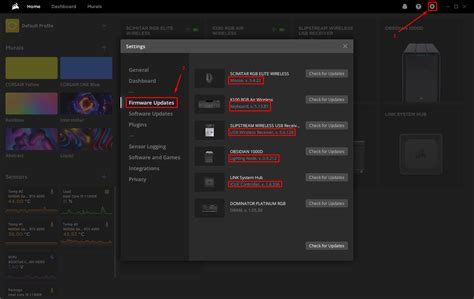 ICUE How To Verify Your ICUE Version And Firmware Version Corsair