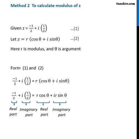 question 6 find modulus argument of 1 2i 1 3i